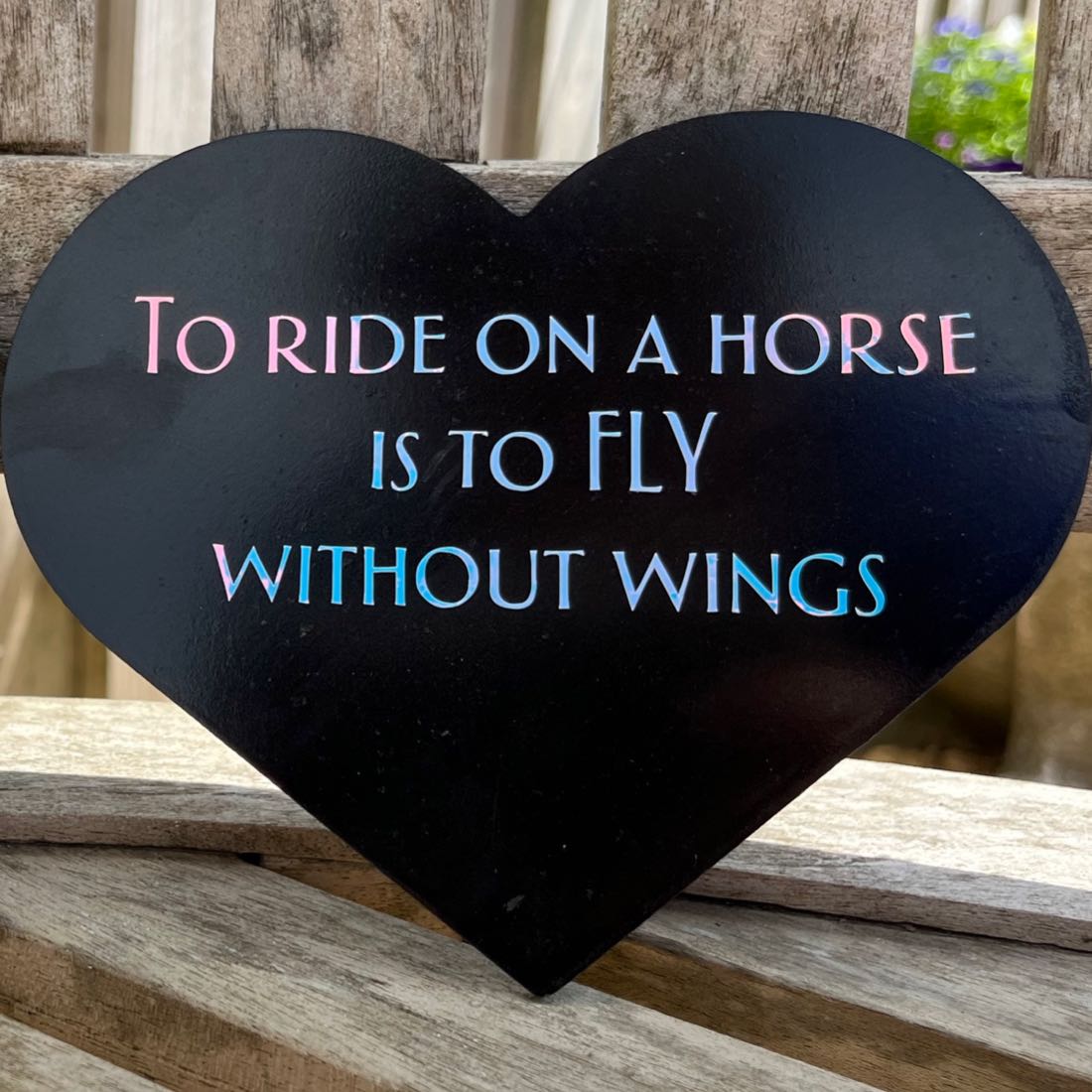 Horse Ride Love Heart - Furlong Fabrication